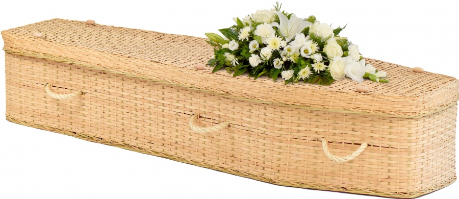 Bamboo Eco2 Traditional Coffin - The green coffin company.com