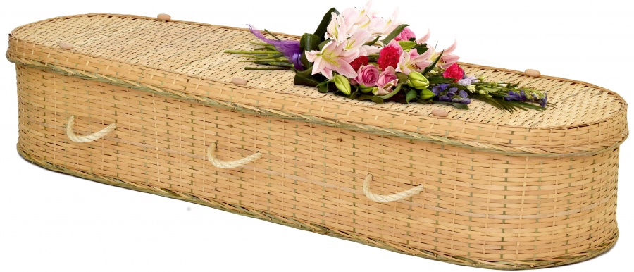 Bamboo Eco2 Round Coffin - The green coffin company.com